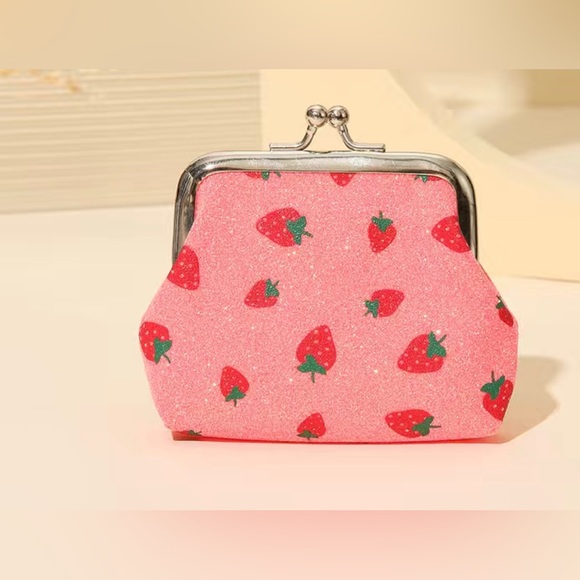 Bags | Strawberry Coin Purse | Poshmark